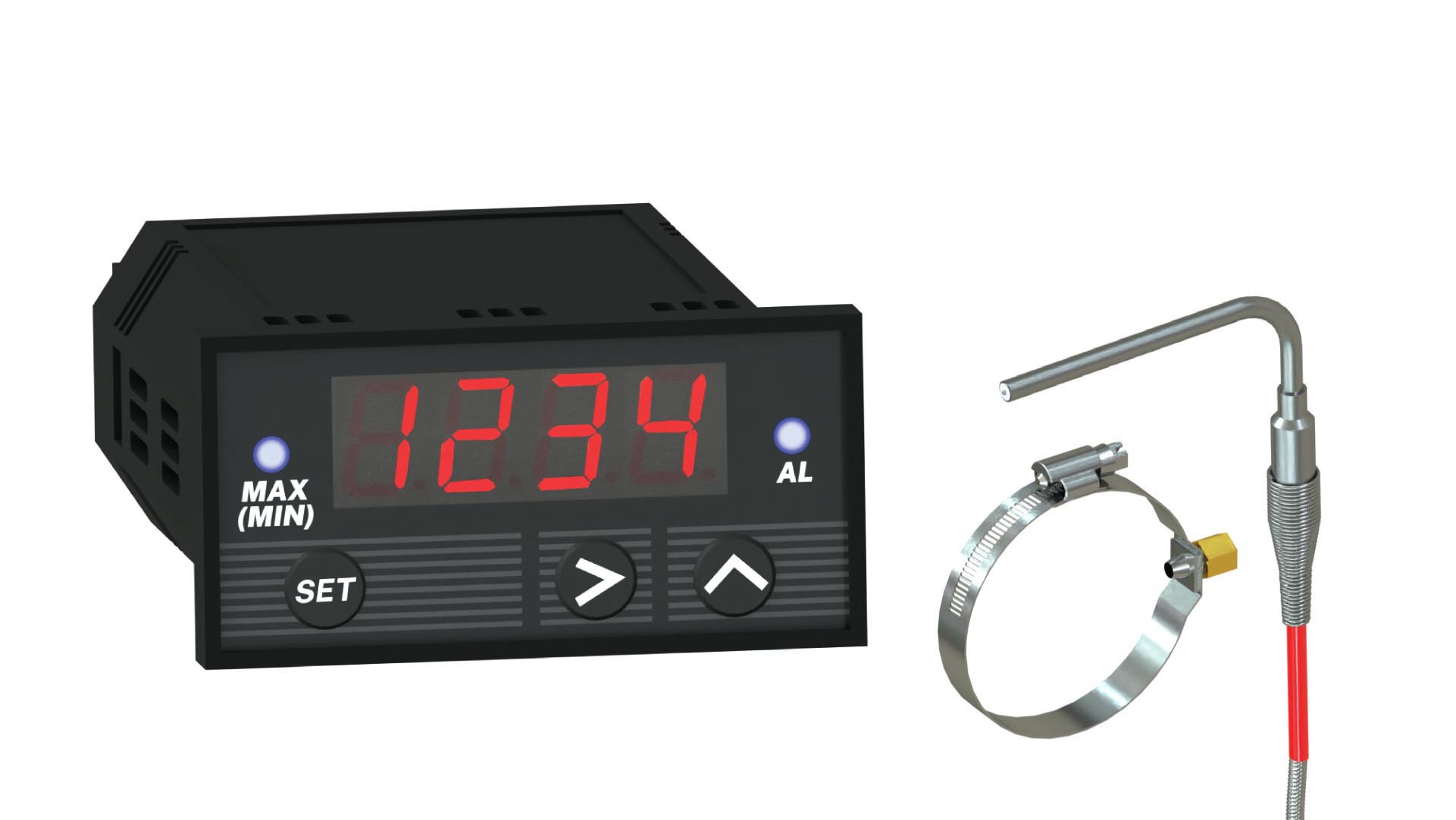 EGT Digital PMD1XT Pyrometer Gauge + Probe Kit - Gas Race Series MP